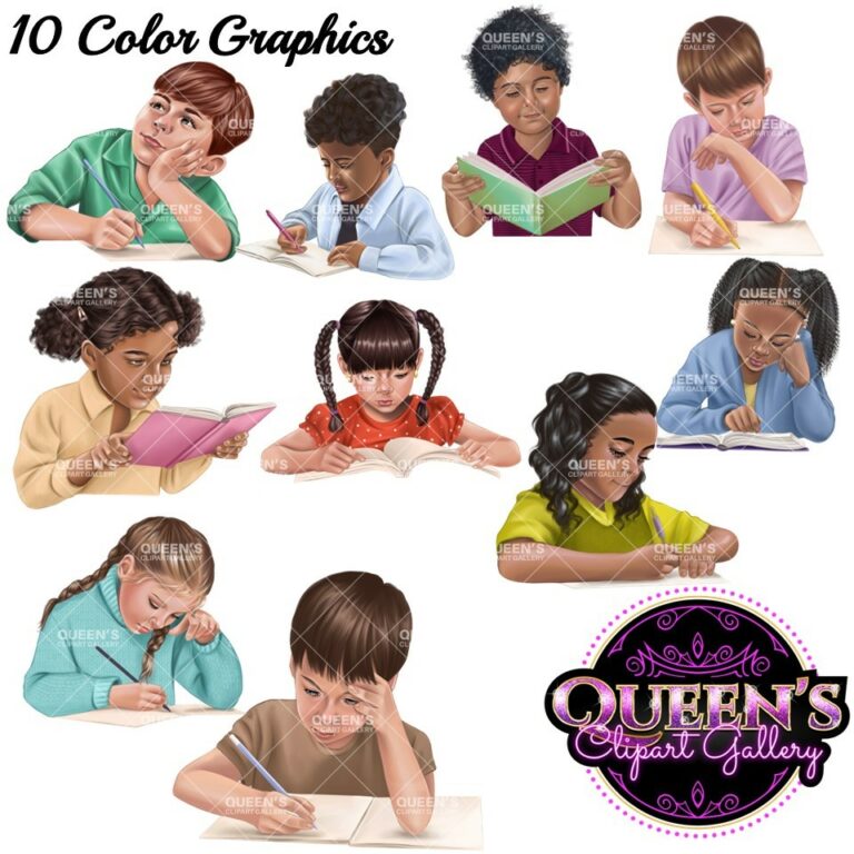 Kids Clipart, Children Clipart, Students Clipart, KIDS Clipart Bundle ...