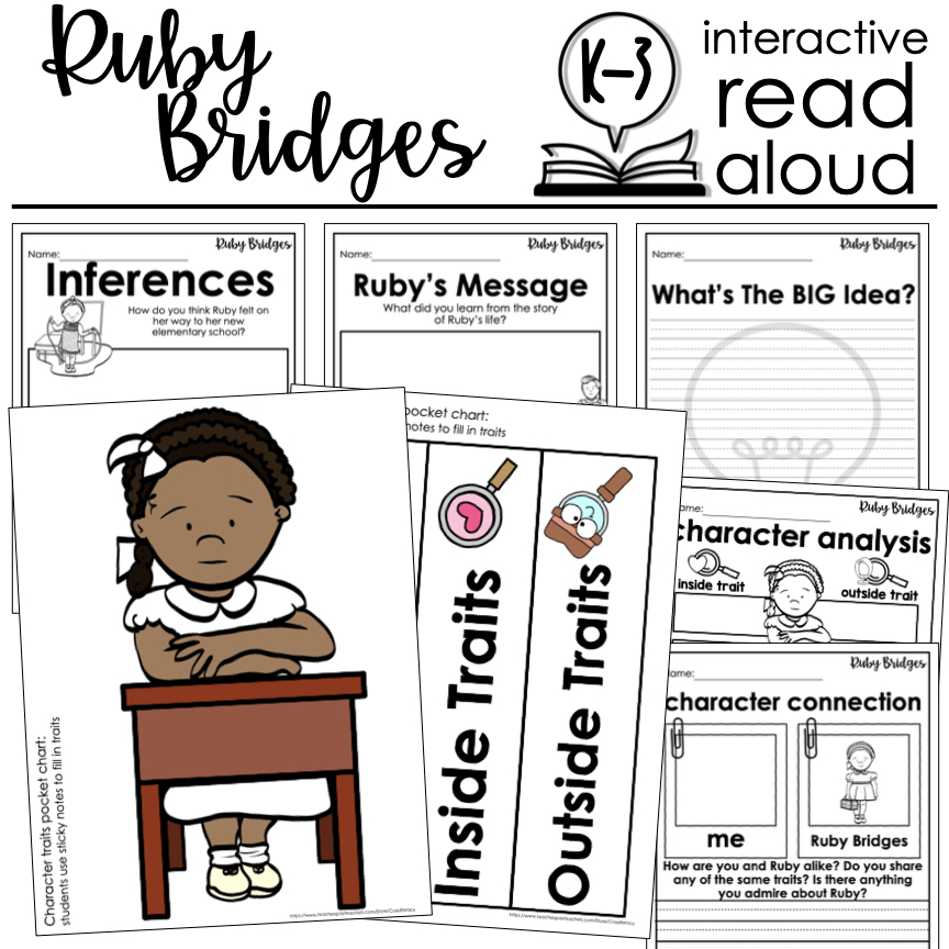 Ruby Bridges Craft + Interactive Read Aloud | Black History | Women's ...