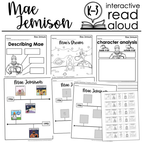 Mae Jemison Craft + Interactive Read Aloud | Black History | Women's ...