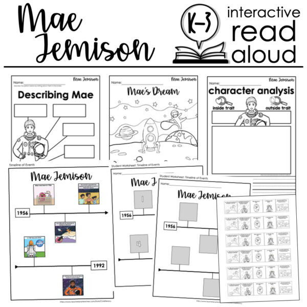Mae Jemison Craft + Interactive Read Aloud | Black History | Women's ...