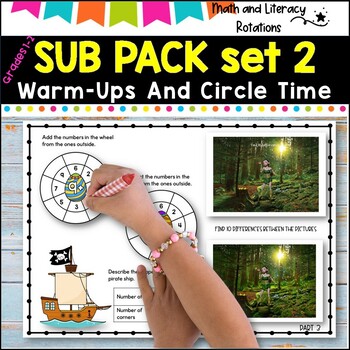 Emergency SUB PACK/PLANS NO PREP -Literacy and Number -Grades 1-2 SET 2 ...