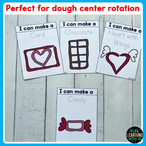 Valentines Day Fine Motor Skill Dough Center Mats | Made By Teachers