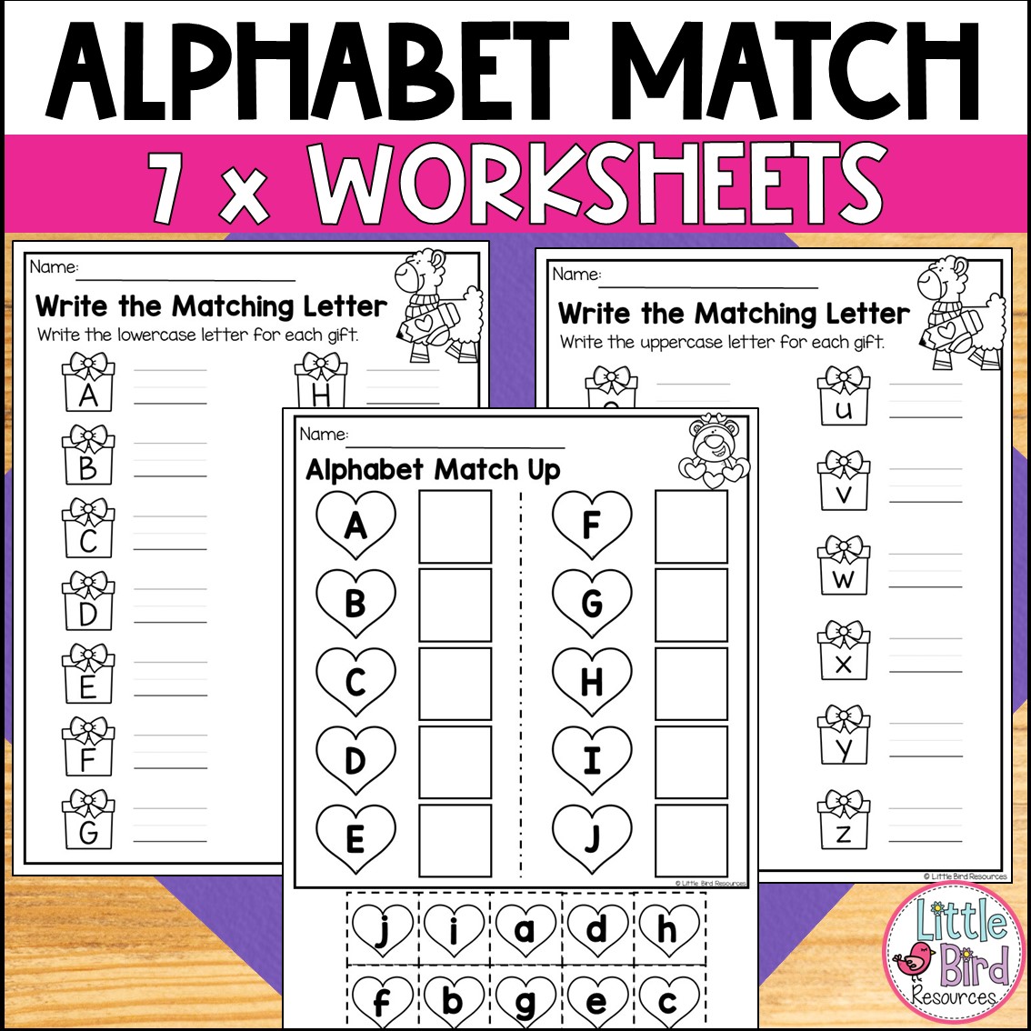 Valentine's Day Alphabet & Beginning Sounds Activities & Worksheets ...