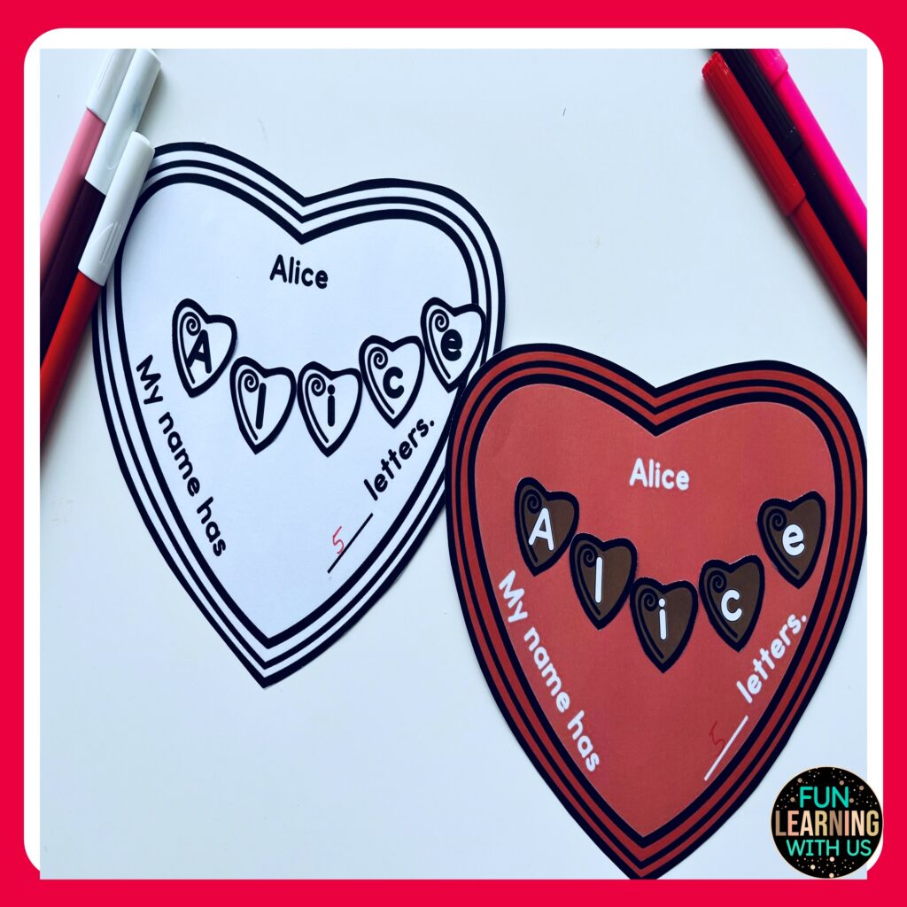 Valentines Day Editable Name Craft Bundle | Chocolate Box Kindness Week ...