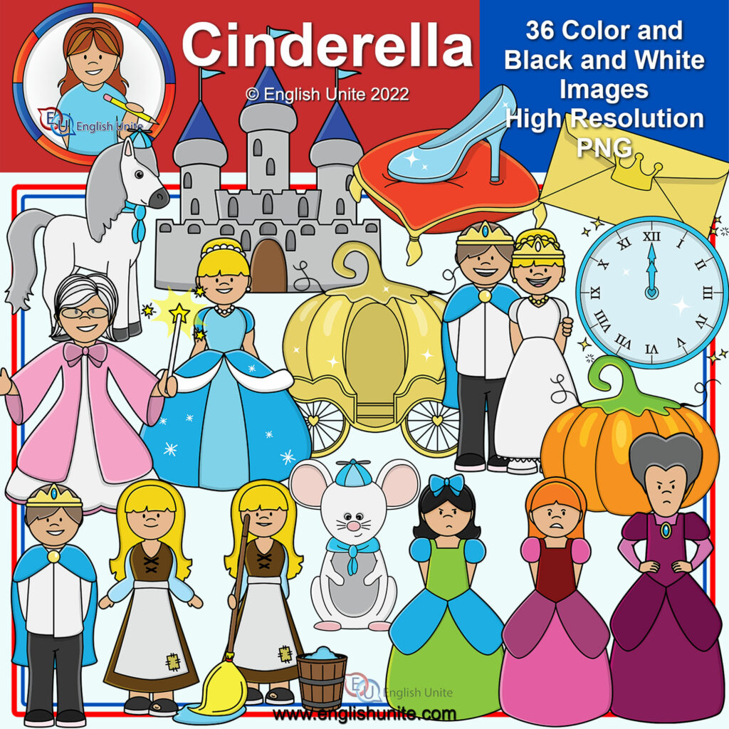 Clip Art - Cinderella | Made By Teachers