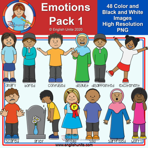 Clip Art - Emotions 2 | Made By Teachers