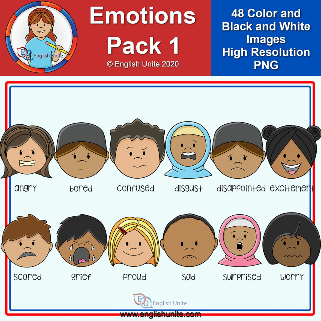 Clip Art - Emotions 1 | Made By Teachers