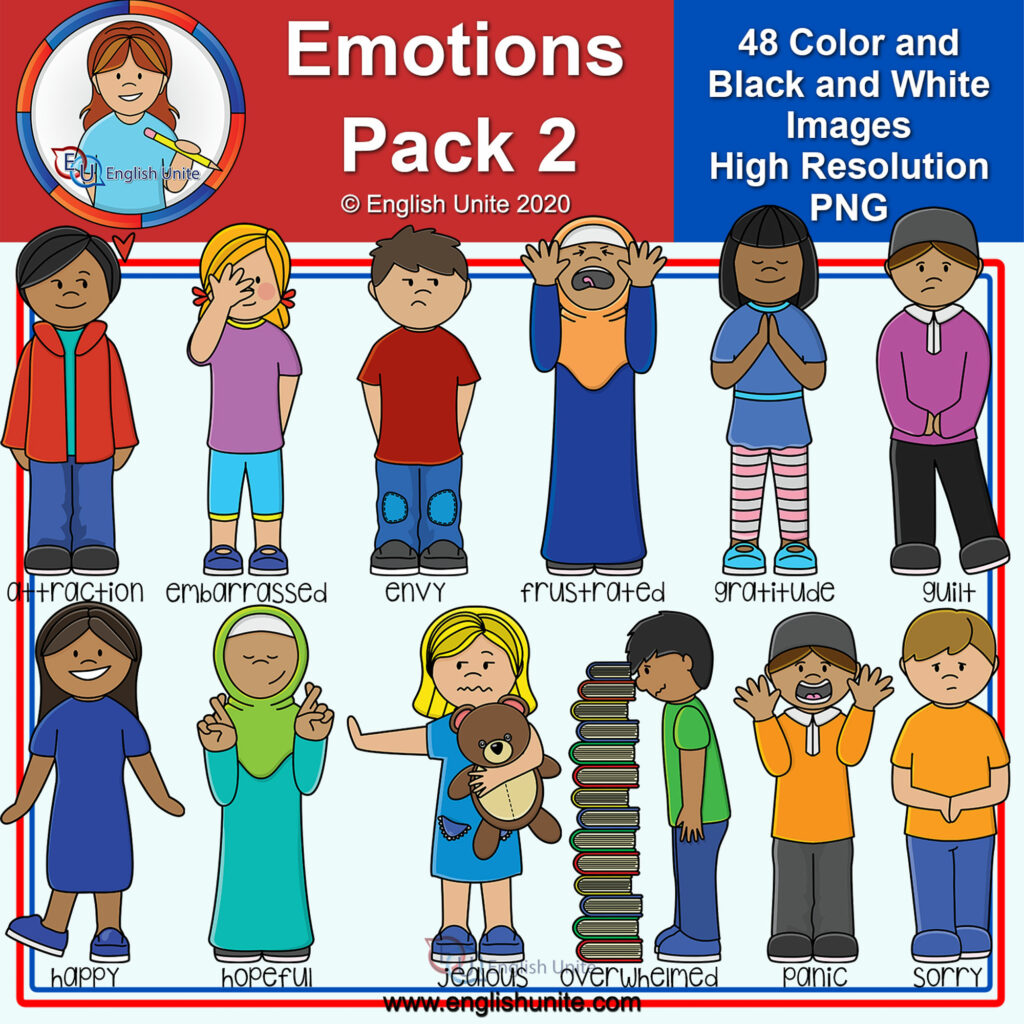 Clip Art - Emotions 2 | Made By Teachers