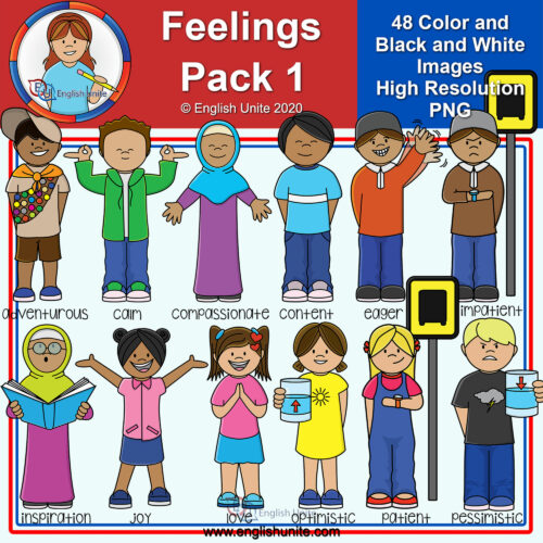 Clip Art - Feelings Bundle | Made By Teachers