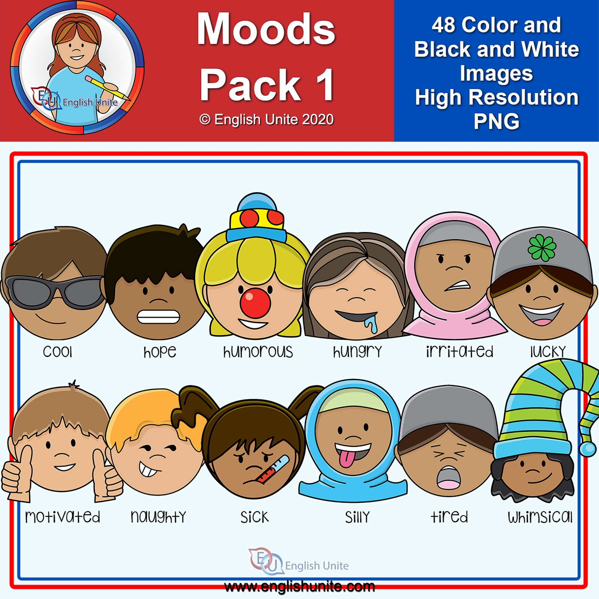 Clip Art - Moods 1 | Made By Teachers