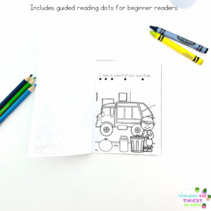 Community Helpers Emergent Readers Sight Word Mini Book |Reading ...