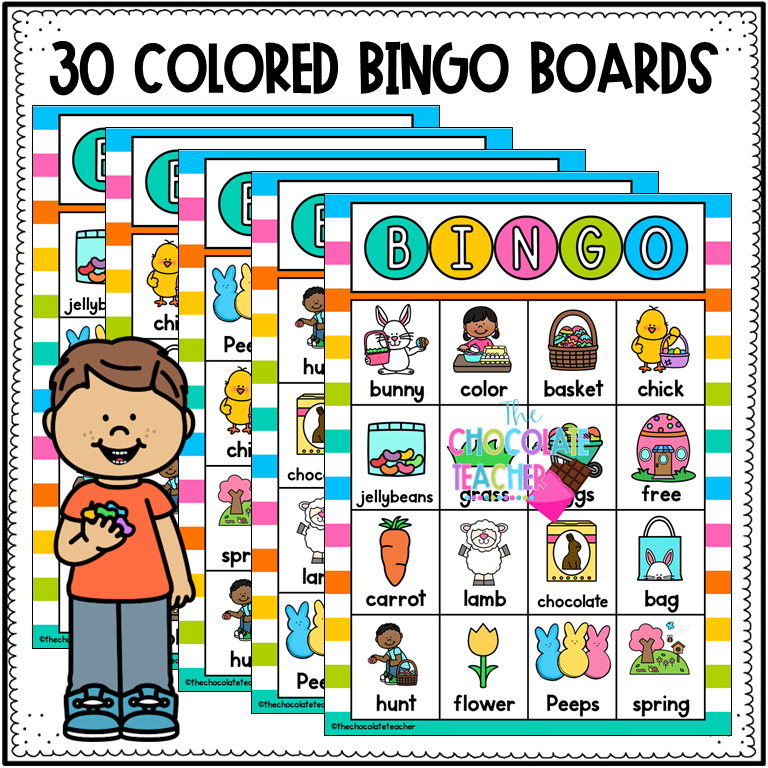 Easter BINGO - Spring Game | Made By Teachers