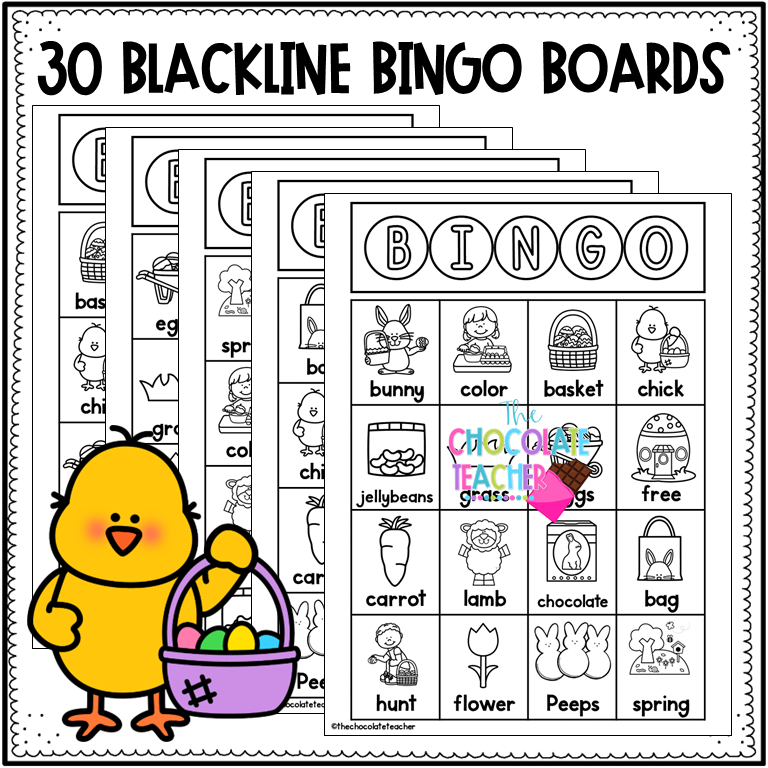 Easter BINGO - Spring Game | Made By Teachers