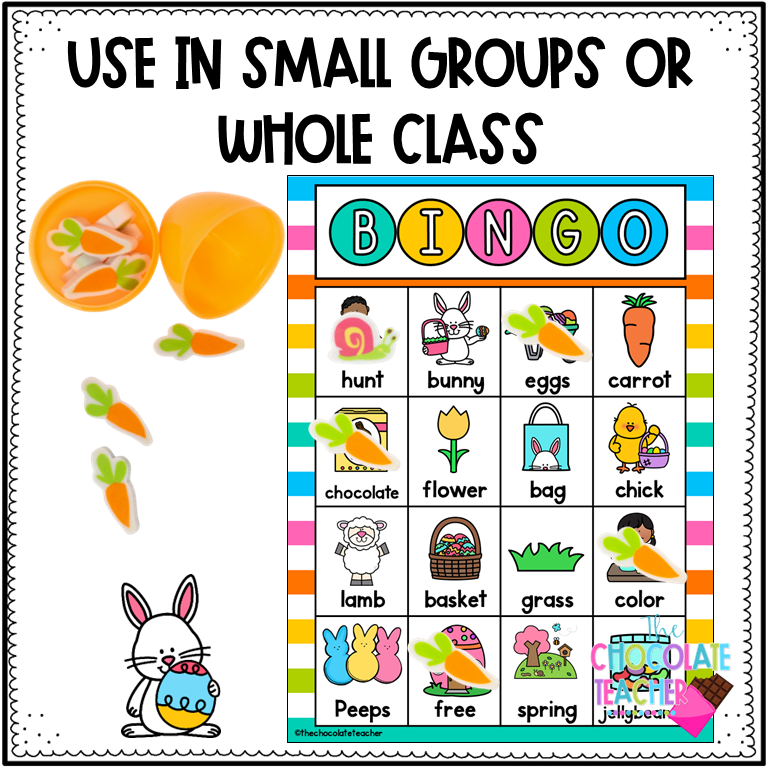 Easter BINGO - Spring Game | Made By Teachers