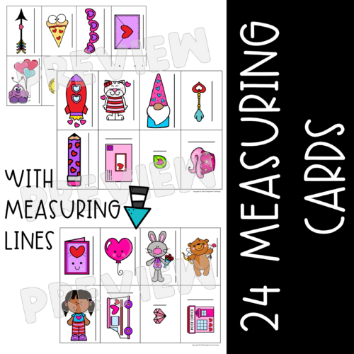Measurement Games Non Standard Measuring Valentines Measuring ...