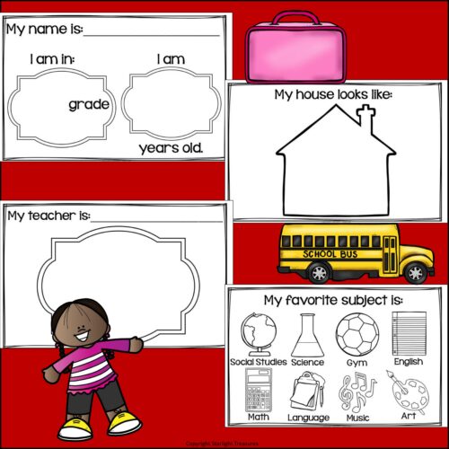 Back To School Mini Book - All About Me Mini Book | Made By Teachers