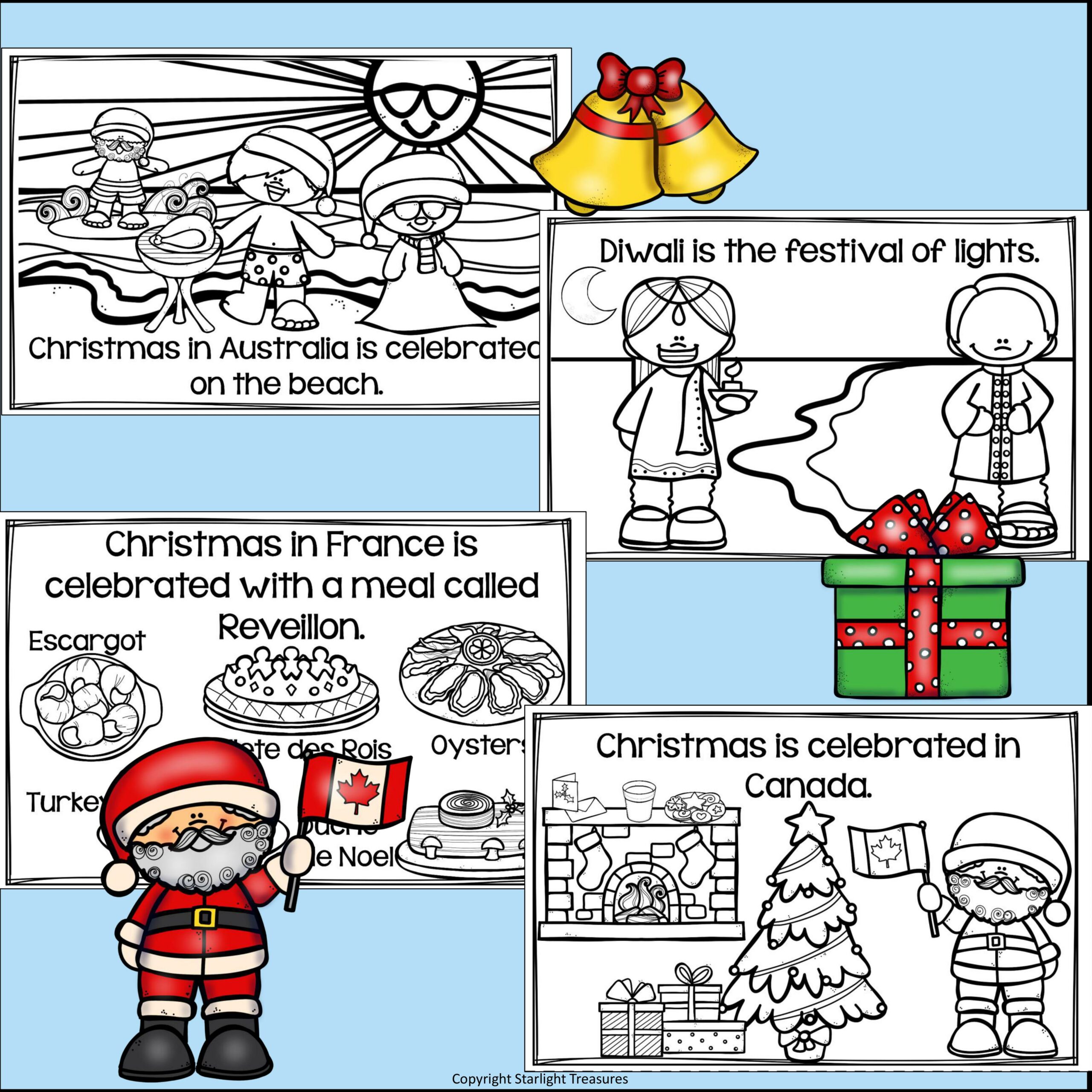 Christmas Around the World Mini Book for Early Readers | Made By Teachers