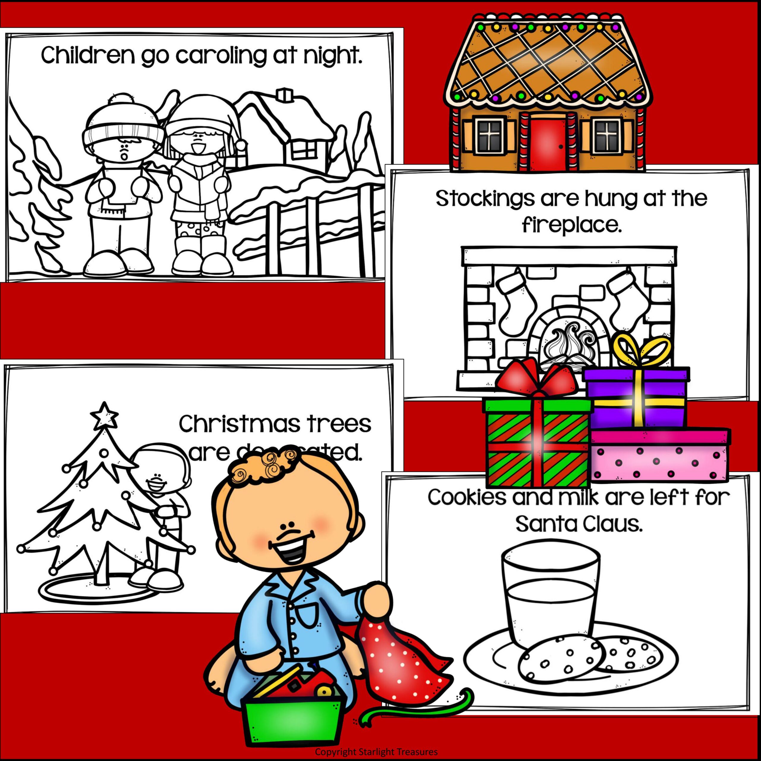 Christmas in America Mini Book for Early Readers - Christmas Activities ...