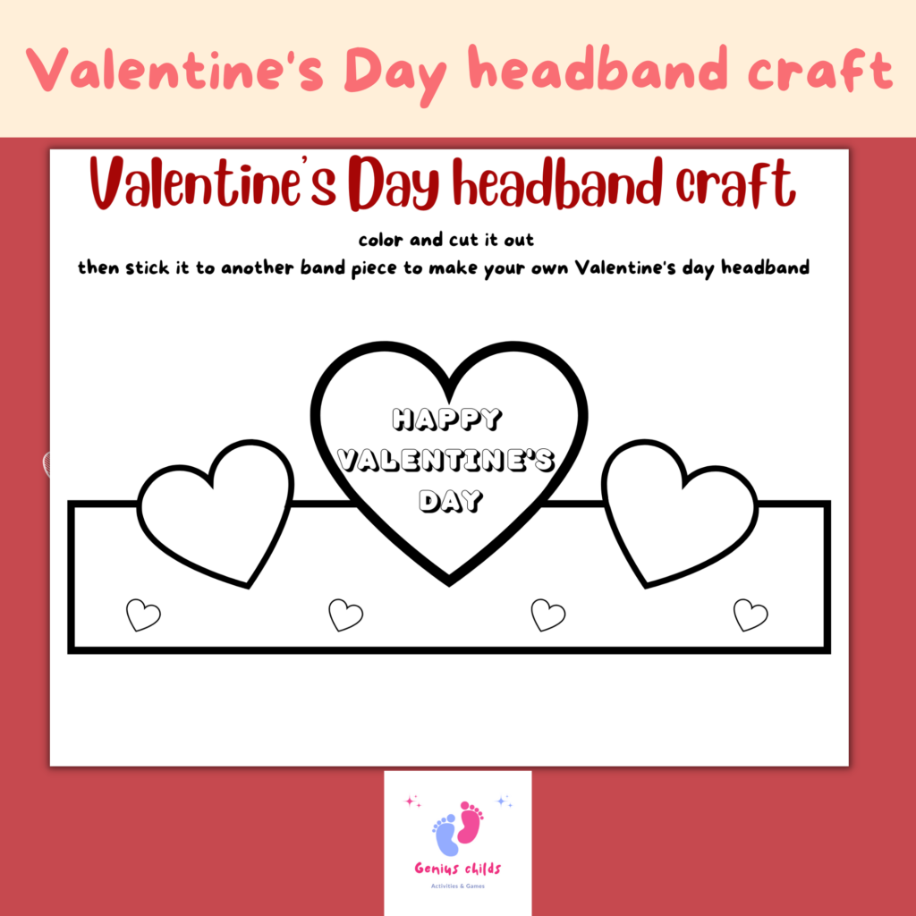 valentine's day headband craft | Made By Teachers