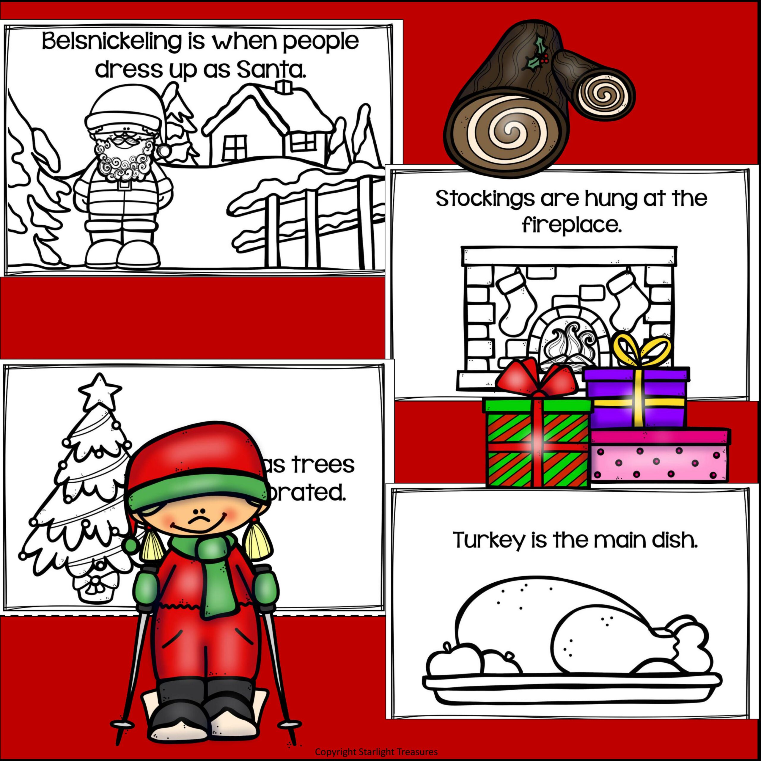 Christmas in Canada Mini Book for Early Readers - Christmas Activities ...