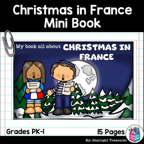 Christmas in France Mini Book for Early Readers - Christmas Activities ...