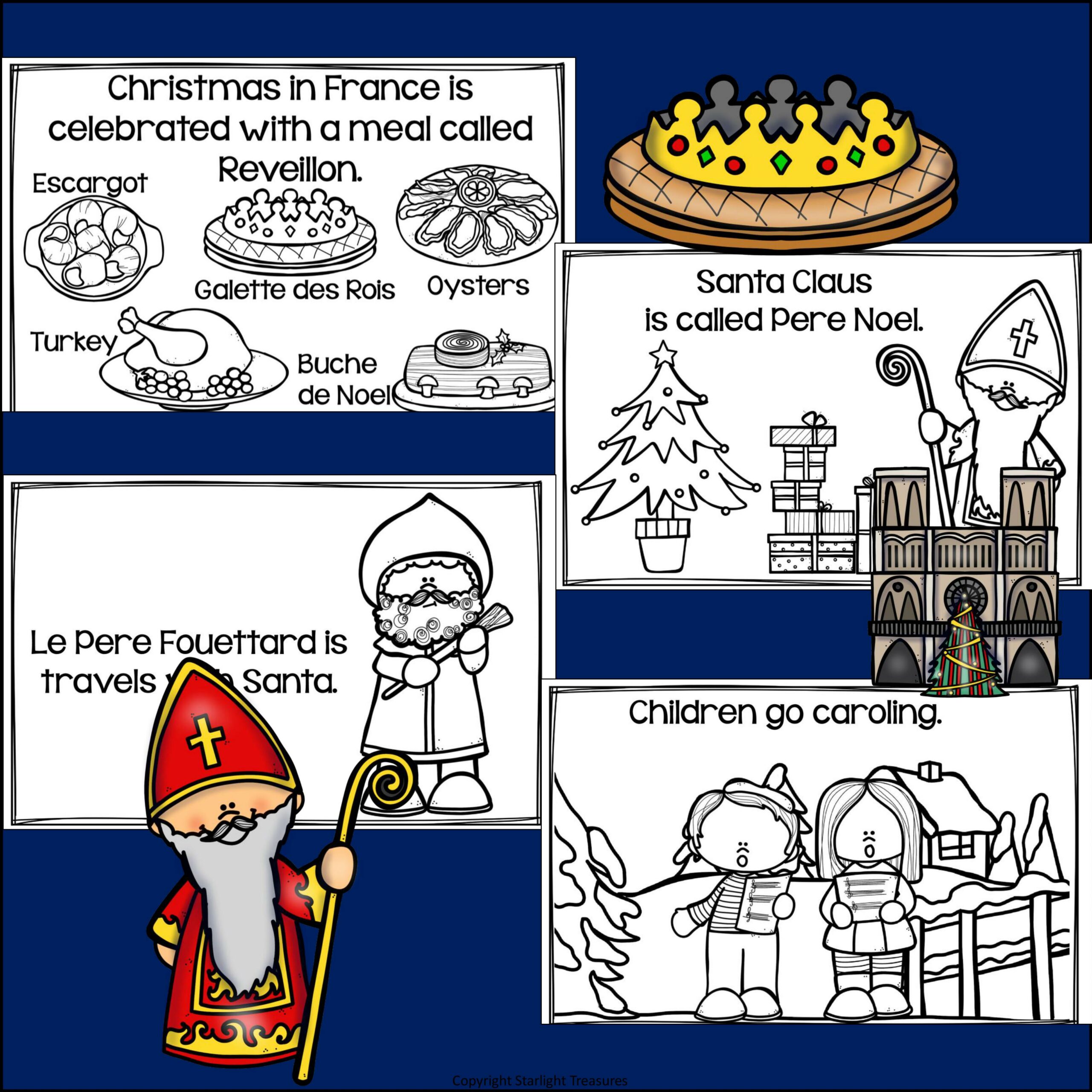 Christmas in France Mini Book for Early Readers - Christmas Activities ...