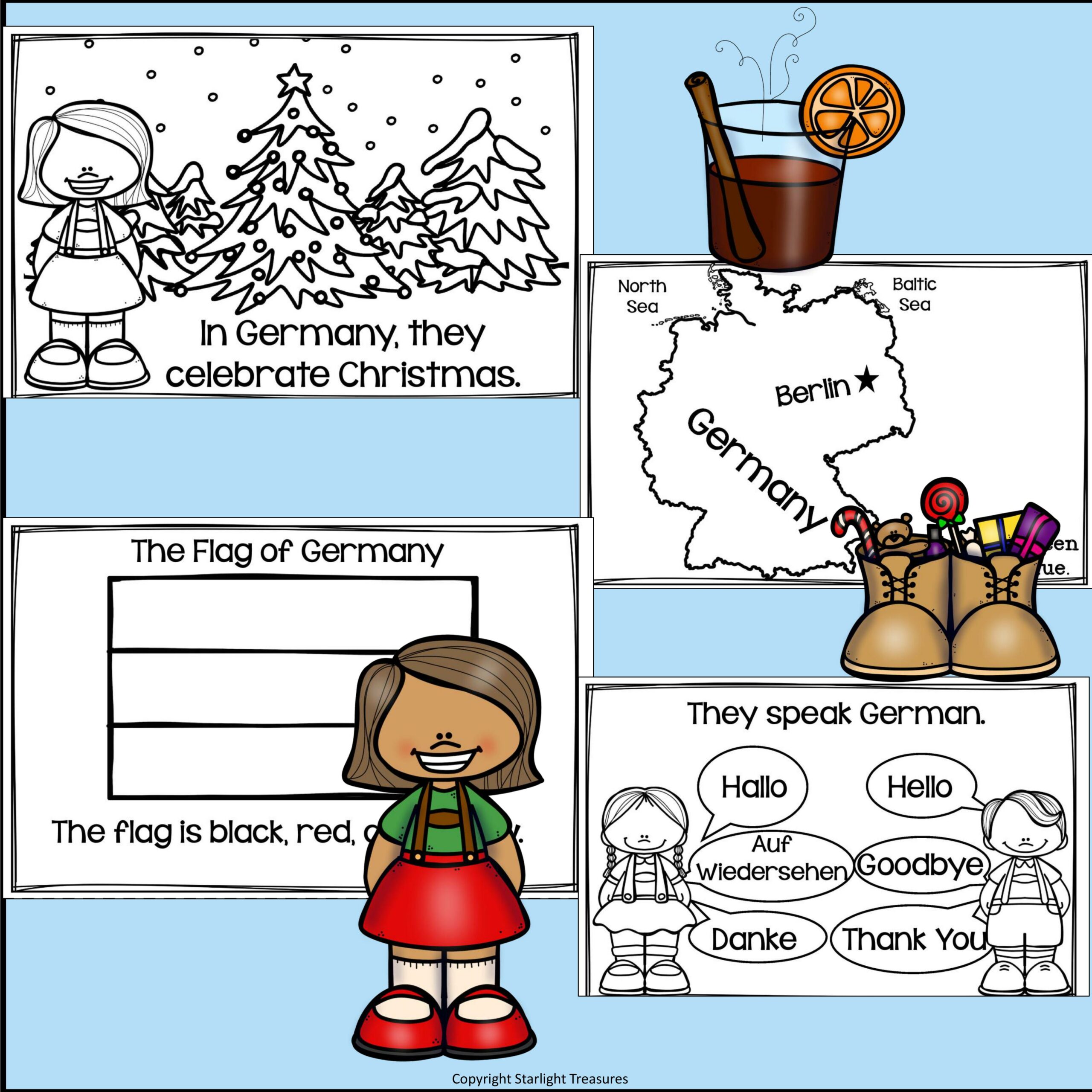 Christmas in Germany Mini Book for Early Readers - Christmas Activities ...