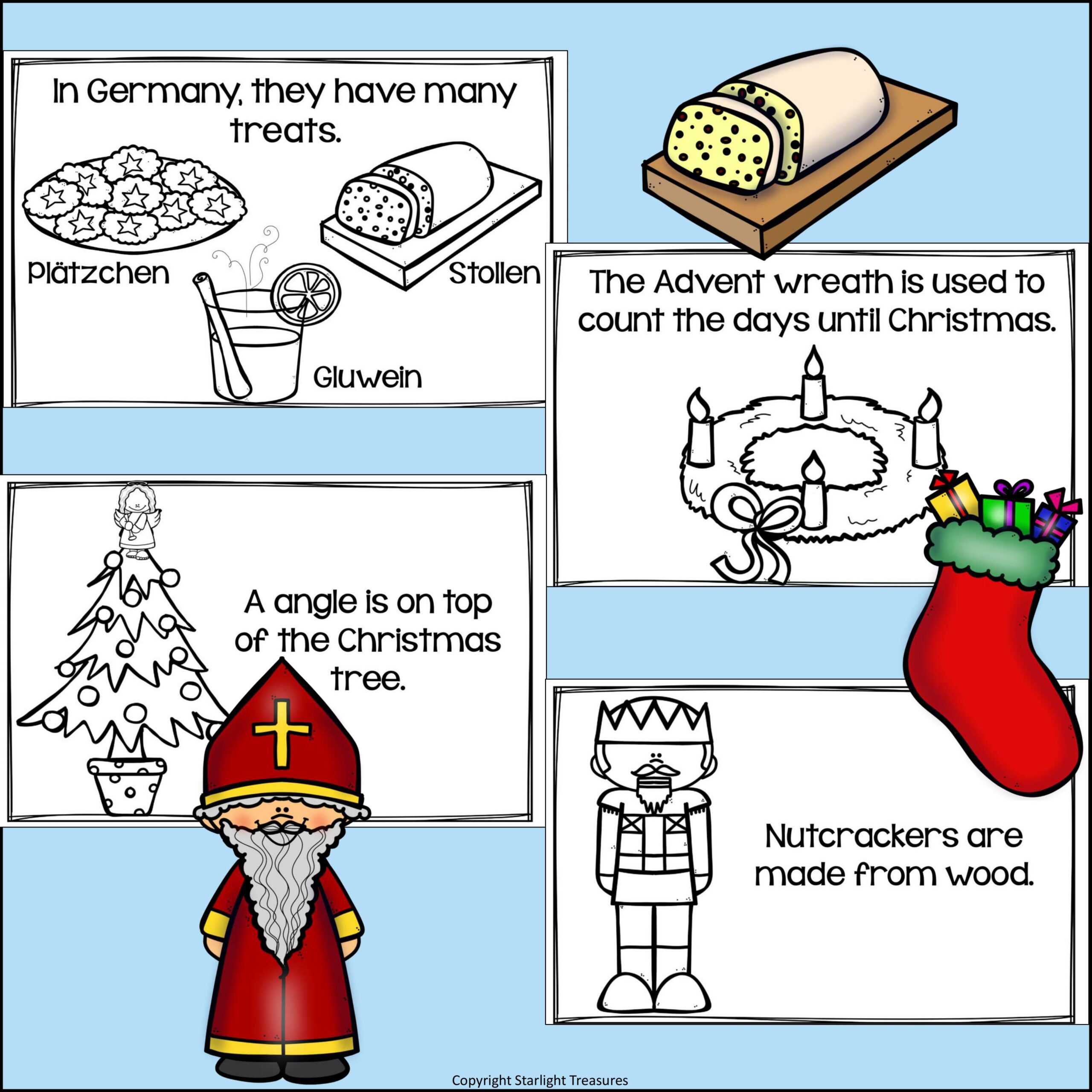 Christmas in Germany Mini Book for Early Readers - Christmas Activities ...