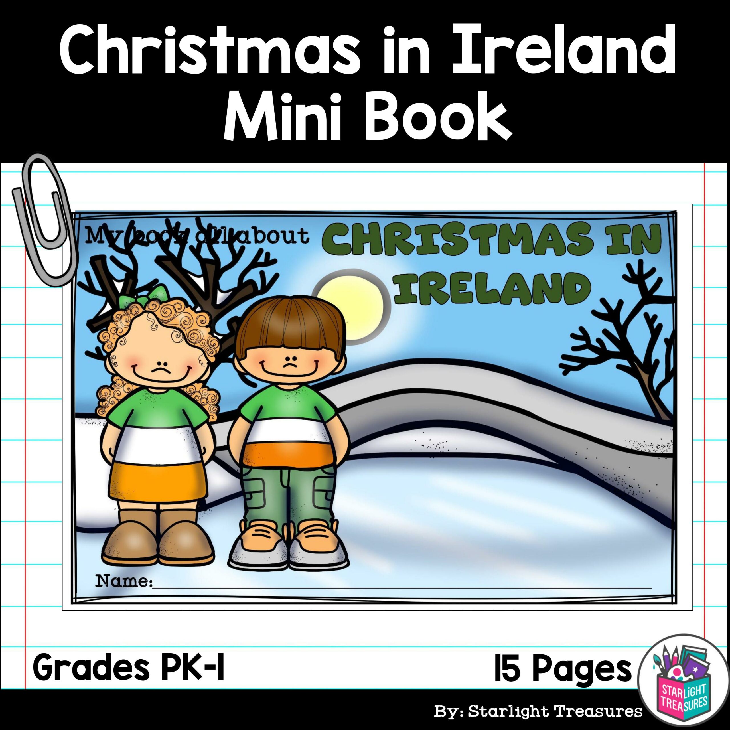 Christmas in Ireland Mini Book for Early Readers - Christmas Activities ...