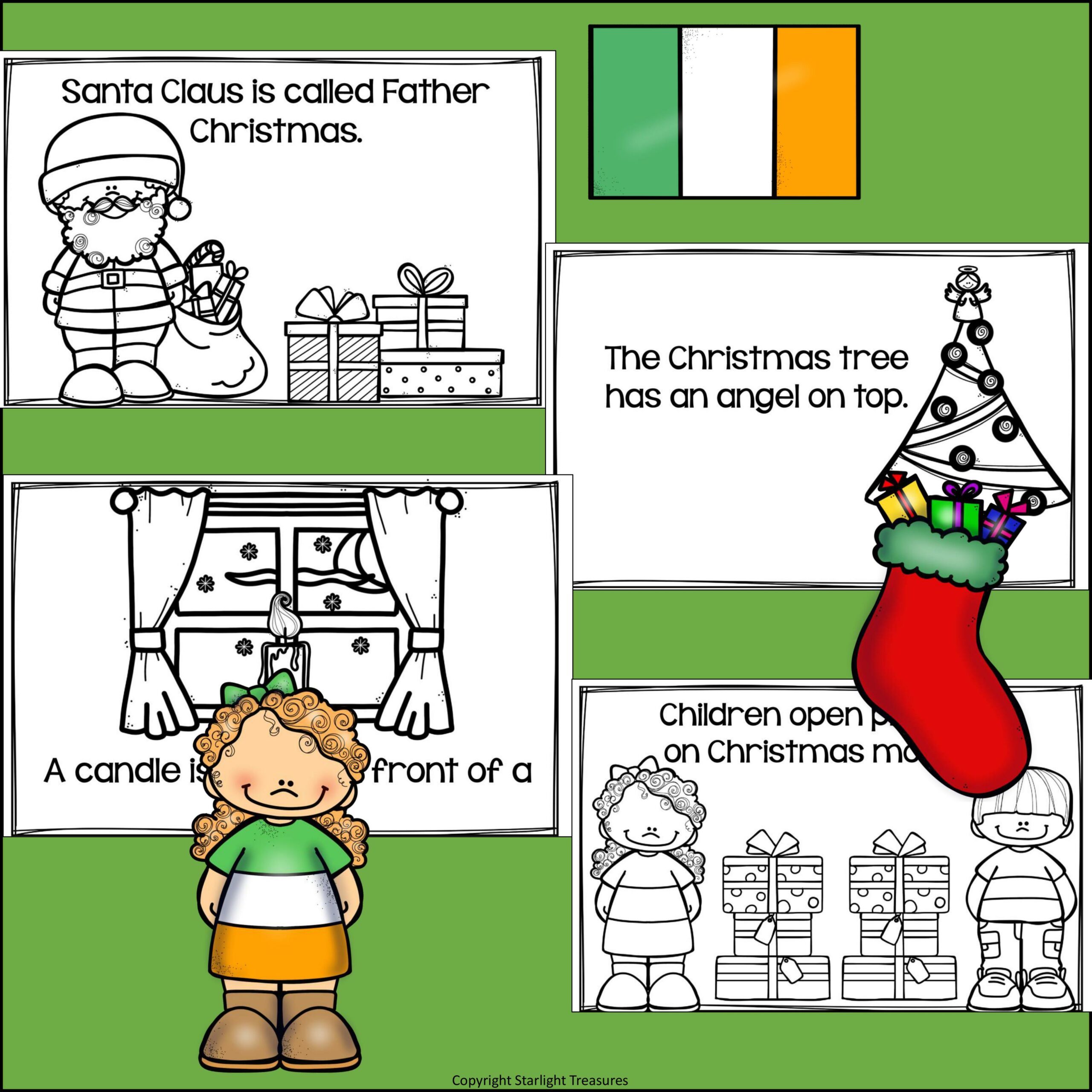 Christmas in Ireland Mini Book for Early Readers - Christmas Activities ...
