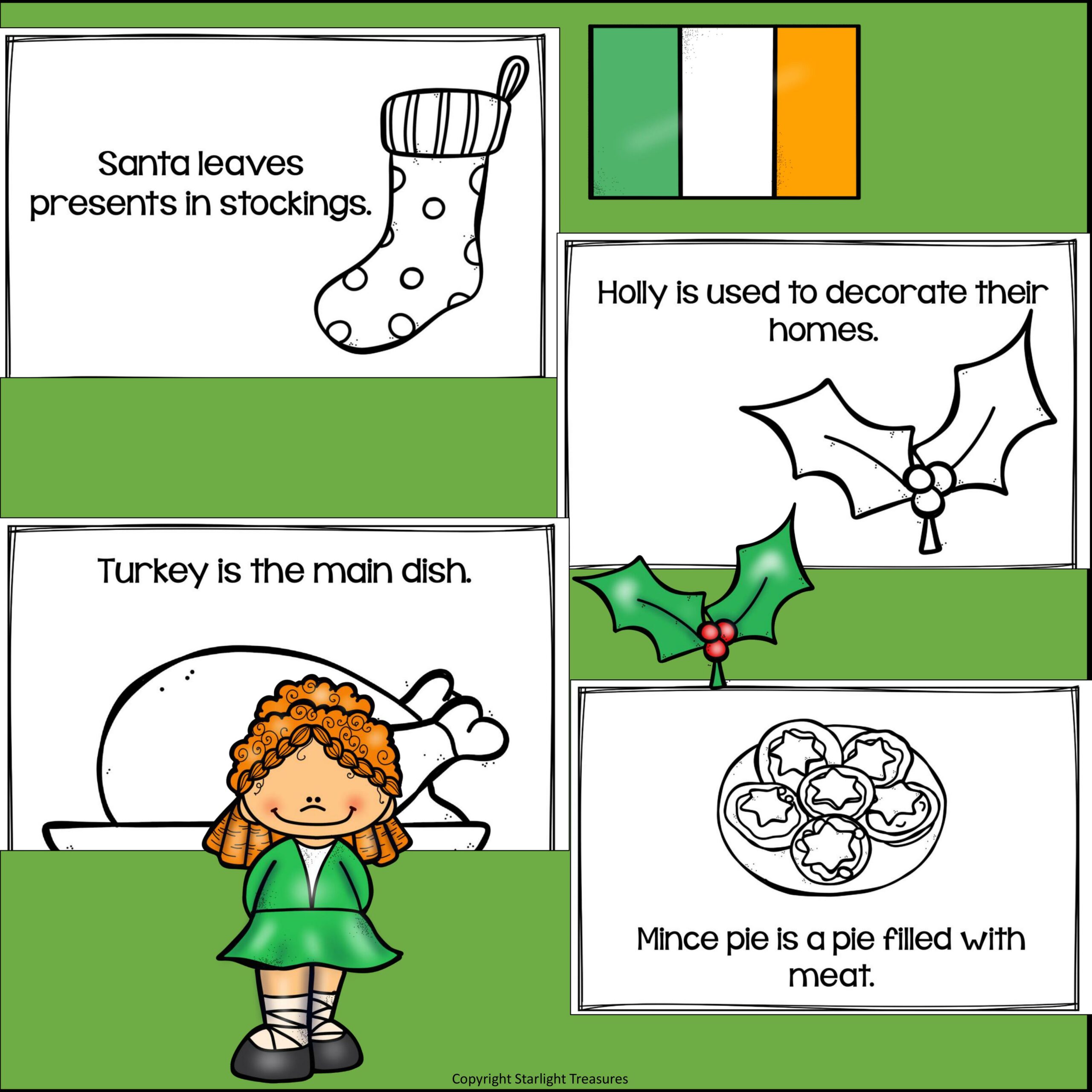 Christmas in Ireland Mini Book for Early Readers - Christmas Activities ...