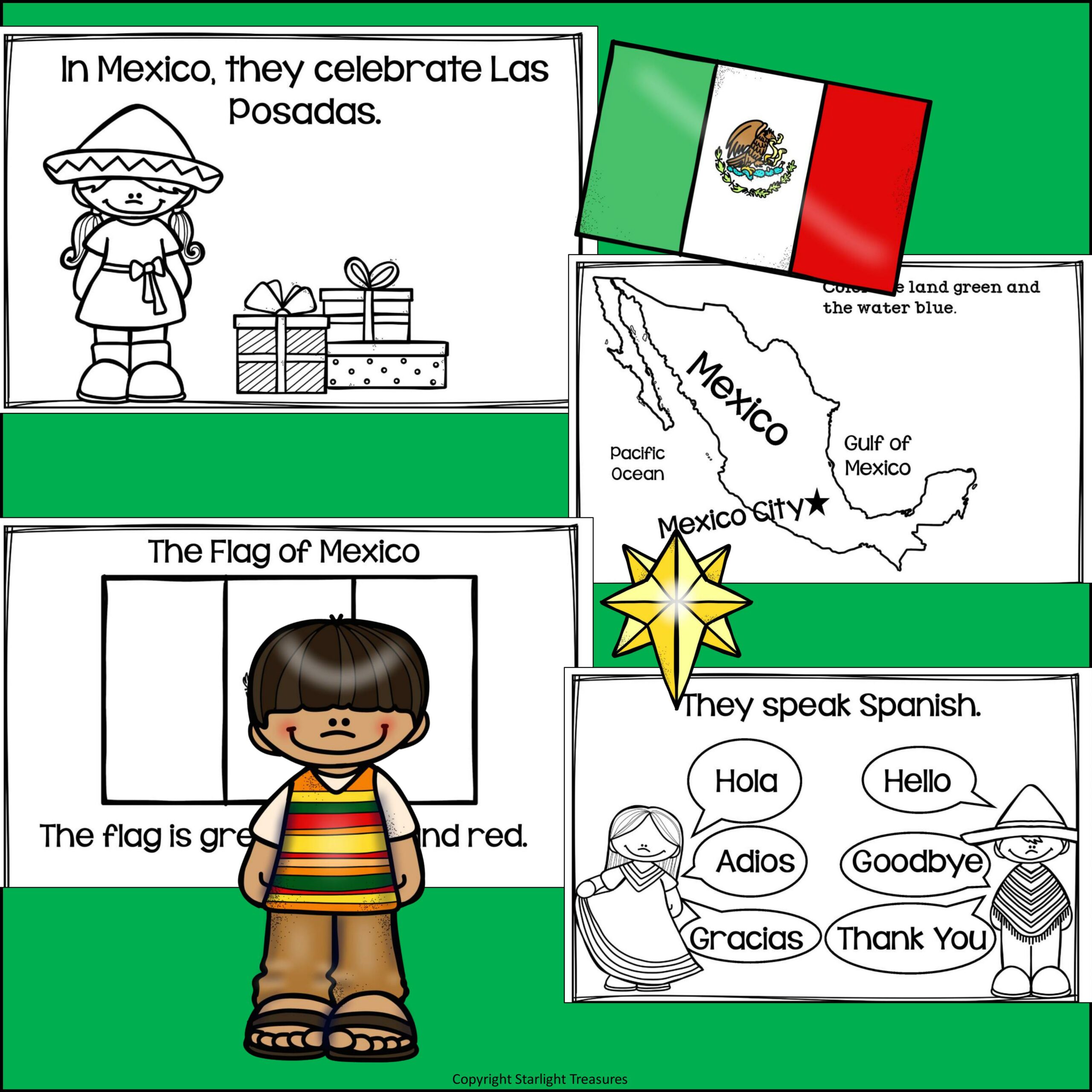 Christmas in Mexico: Las Posadas Mini Book for Early Readers | Made By ...