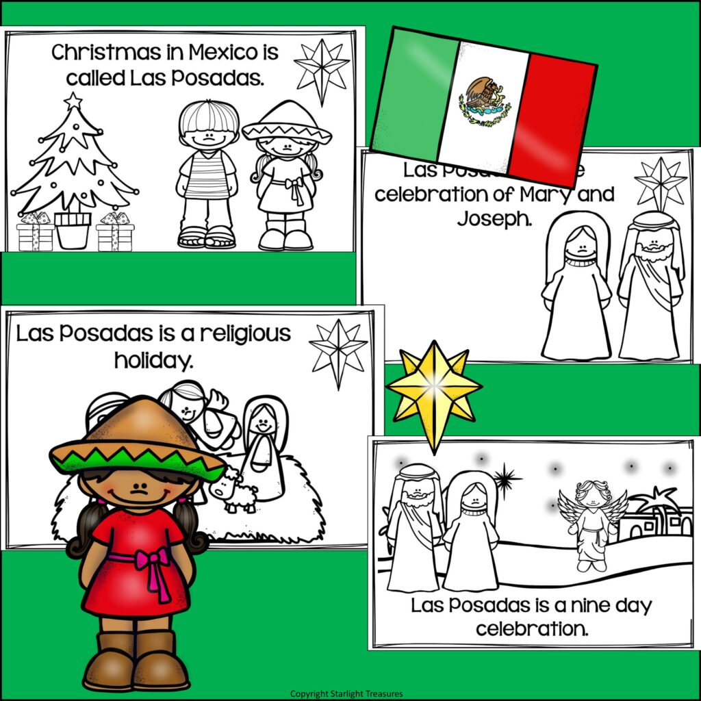 Christmas in Mexico: Las Posadas Mini Book for Early Readers | Made By ...