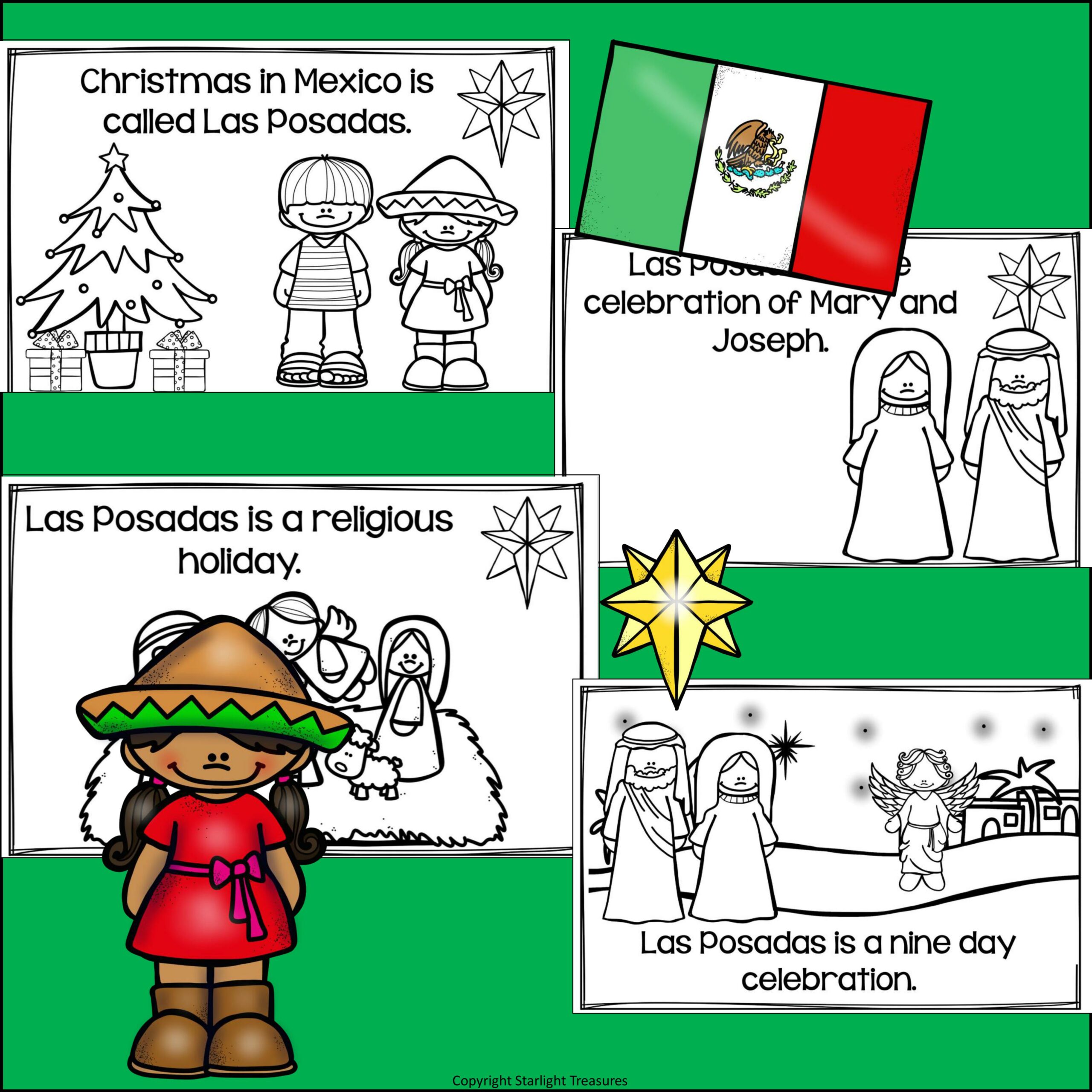 Christmas in Mexico: Las Posadas Mini Book for Early Readers | Made By ...