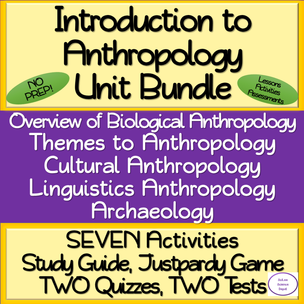 Introduction to Anthropology NO PREP Unit Bundle | Made By Teachers