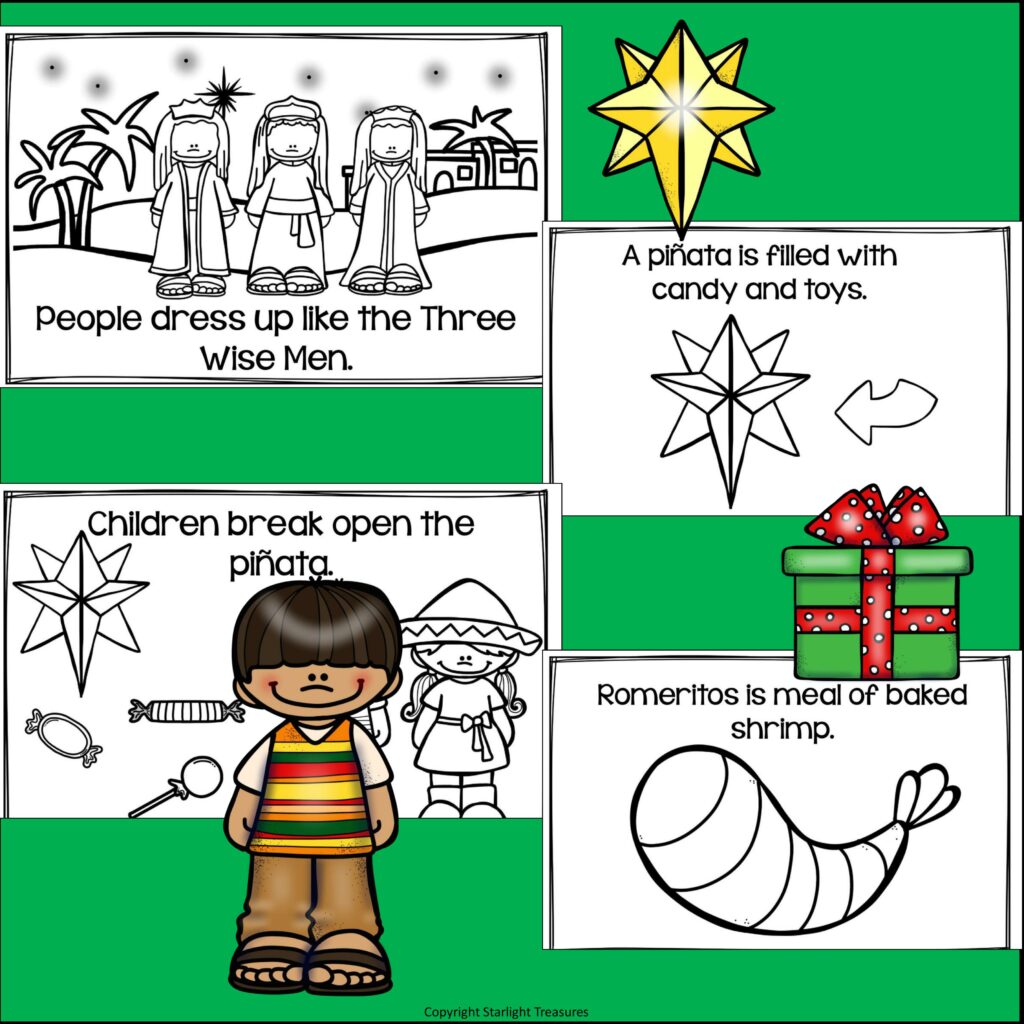 Christmas in Mexico: Las Posadas Mini Book for Early Readers | Made By ...