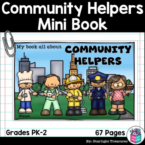 Community Helpers Mini Book for Early Readers | Made By Teachers