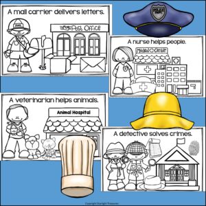Community Helpers Mini Book for Early Readers | Made By Teachers