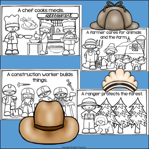 Community Helpers Mini Book for Early Readers | Made By Teachers