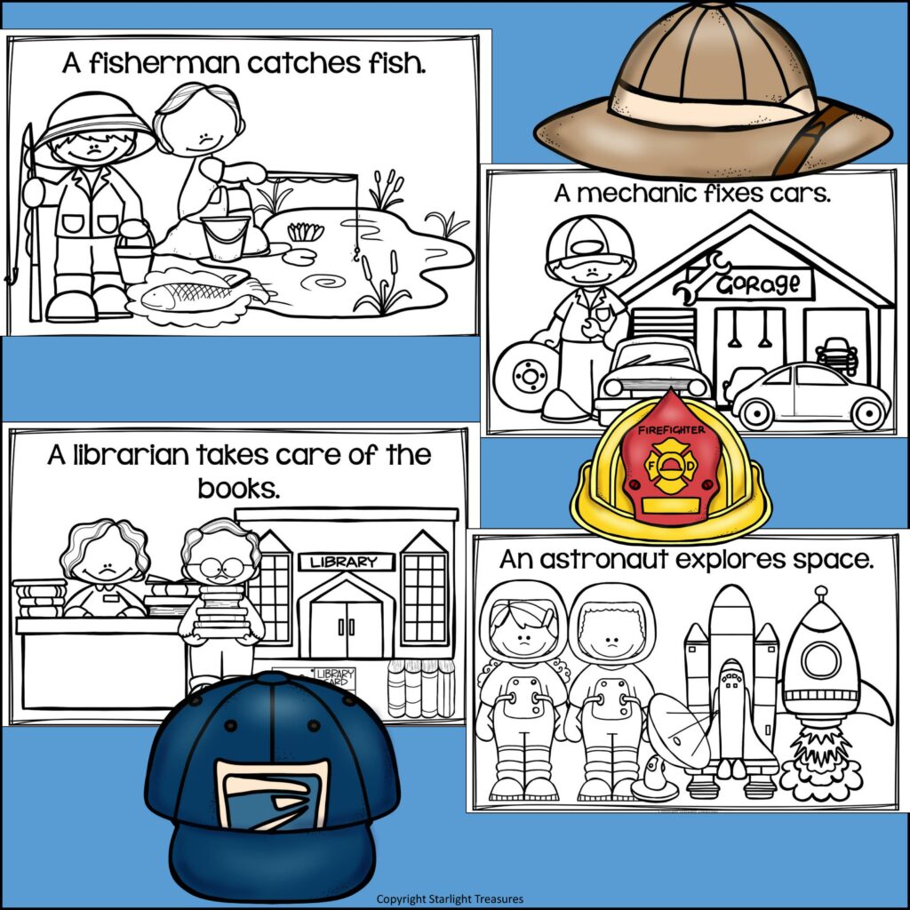 Community Helpers Mini Book for Early Readers | Made By Teachers