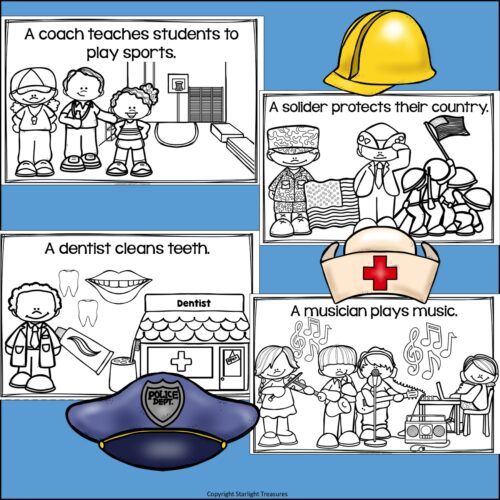 Community Helpers Mini Book for Early Readers | Made By Teachers