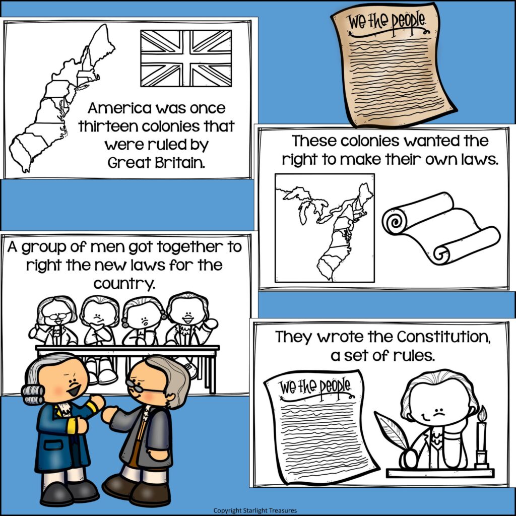Constitution Day Mini Book for Early Readers | Made By Teachers