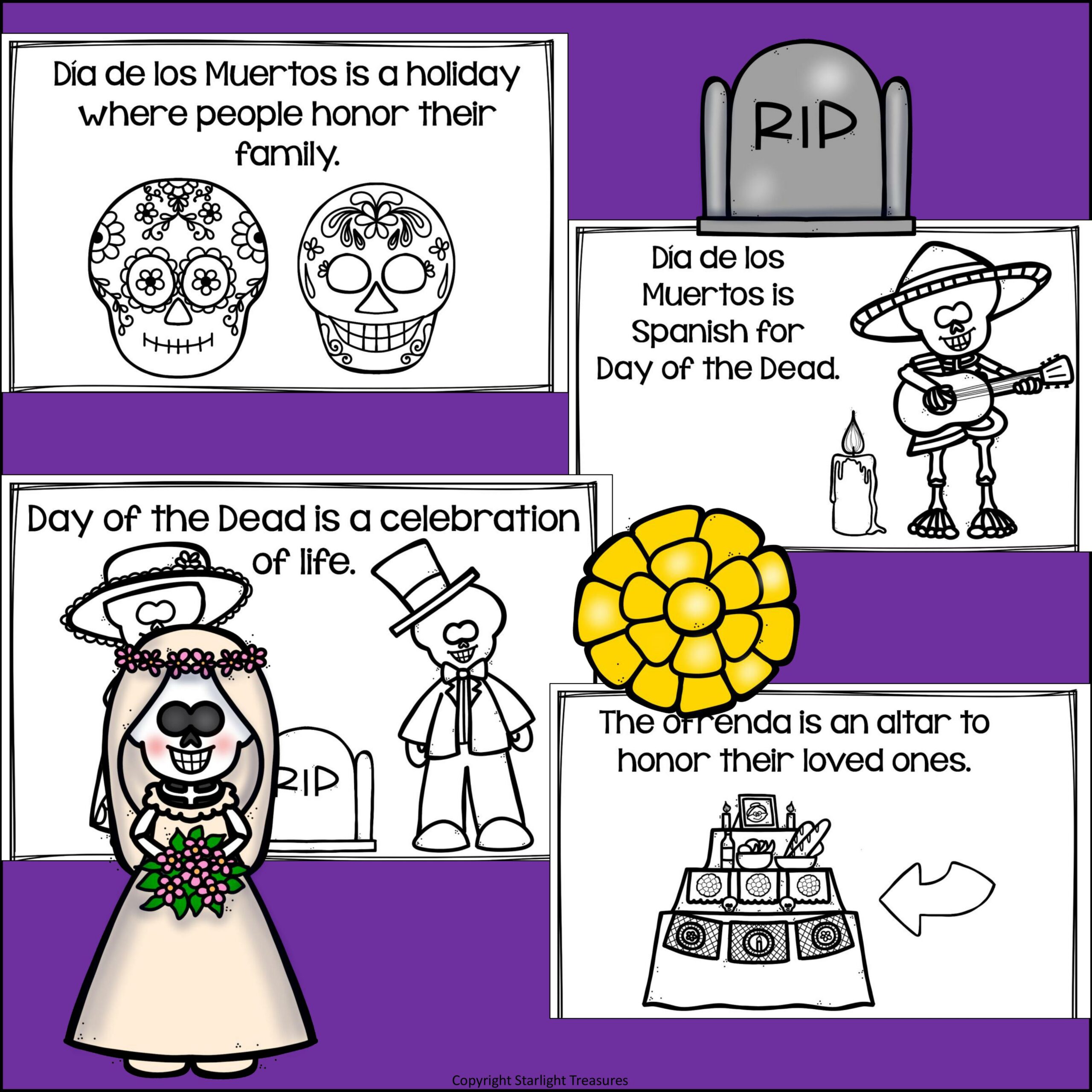Day of the Dead Mini Book for Early Readers - Dia de los Muertos | Made ...