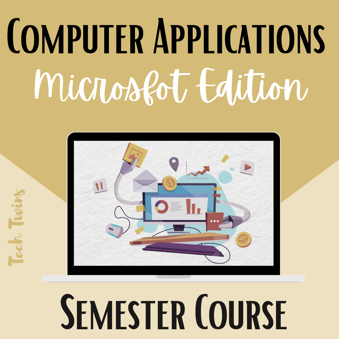 Computer Applications Course & Bundle- Microsoft Edition- 1 Semester ...