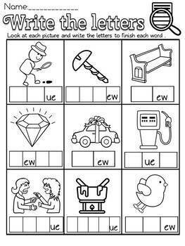 Long U center or worksheets | Made By Teachers