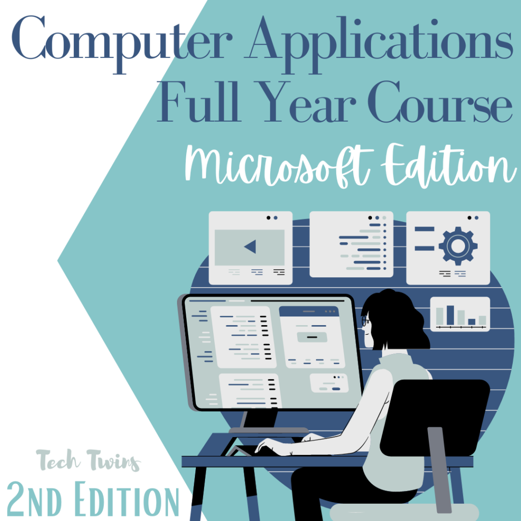 Computer Applications Course & Bundle- Microsoft 2nd Edition-Full Year ...