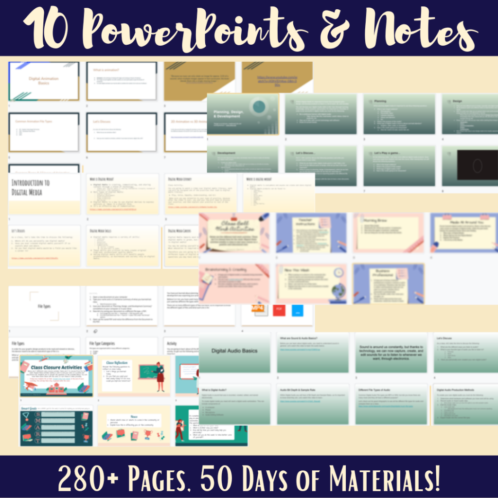 Digital Media Course & Bundle- 1 Semester (TURNKEY) | Made By Teachers