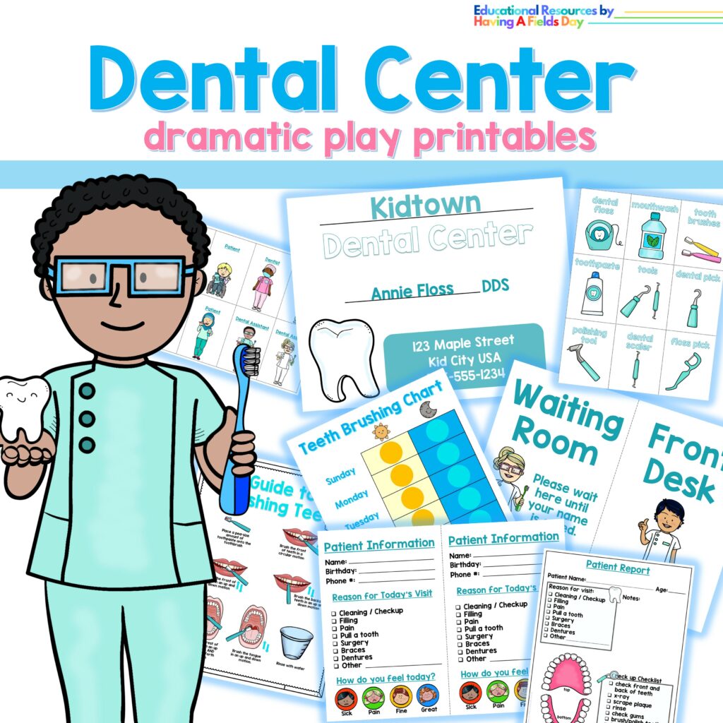 Dramatic Play - Dental Care Center | Dentist Office | Made By Teachers