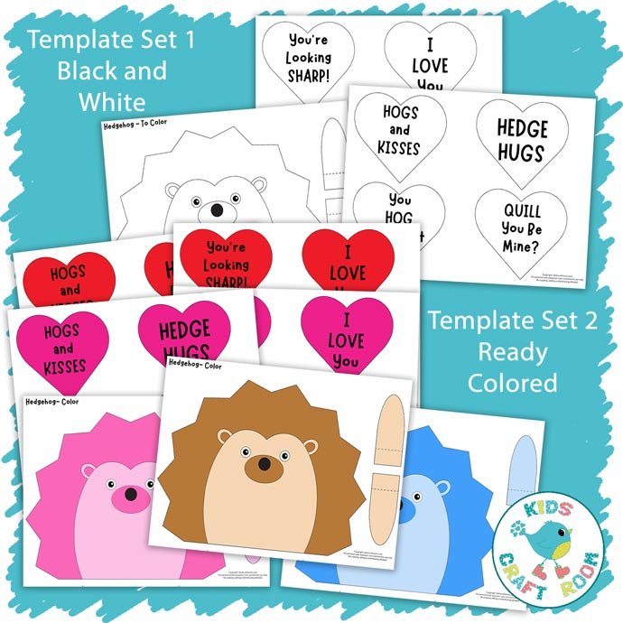 Cute Hedgehog Valentine Craft | Made By Teachers