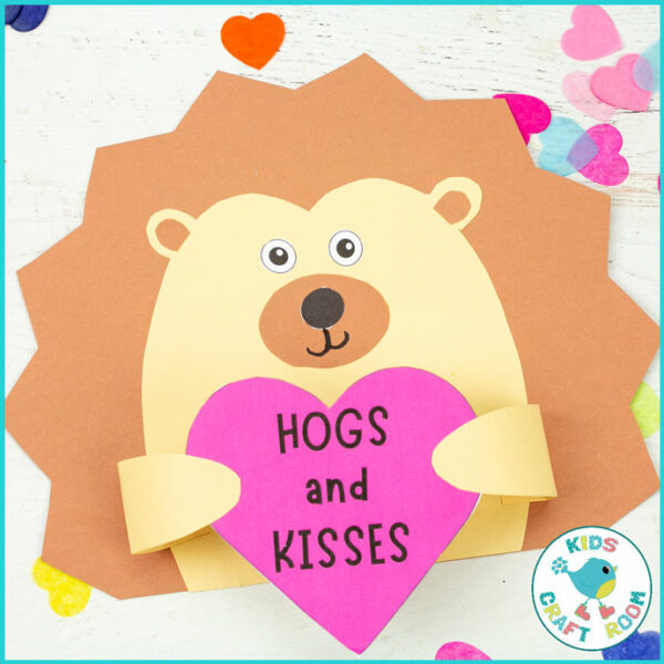 Cute Hedgehog Valentine Craft | Made By Teachers